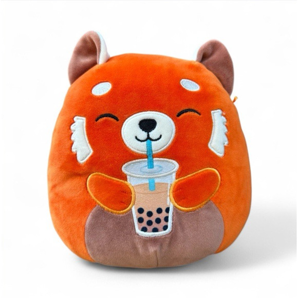 Squishmallows | Toys | Squishmallow Seth Red Panda Drinking Bob Plush ...